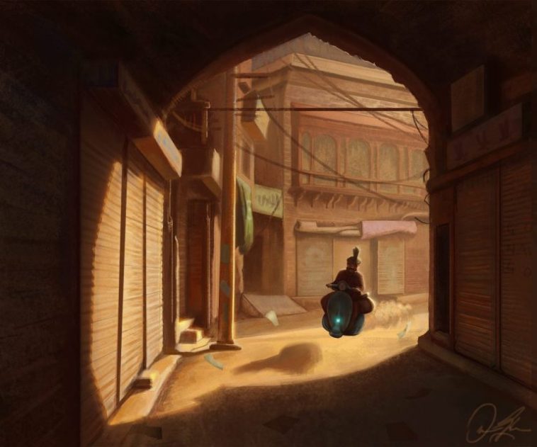 Pakistani artist's concept art of a sci-fi Pakistan is mesmerizing ...