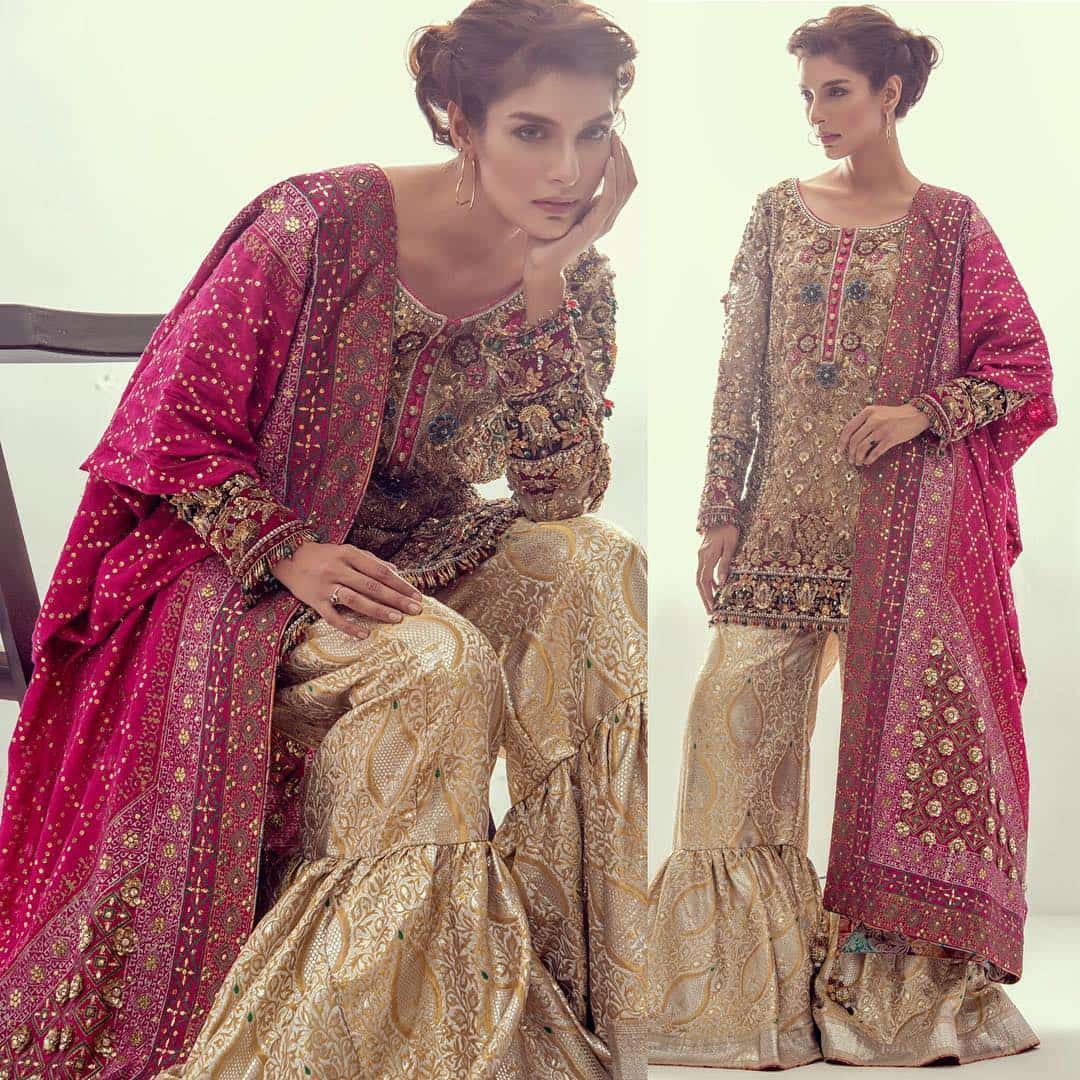 Photoshoot Of Saeeda Imtiaz For Annus Abrar's Bridal Couture | Reviewit.pk