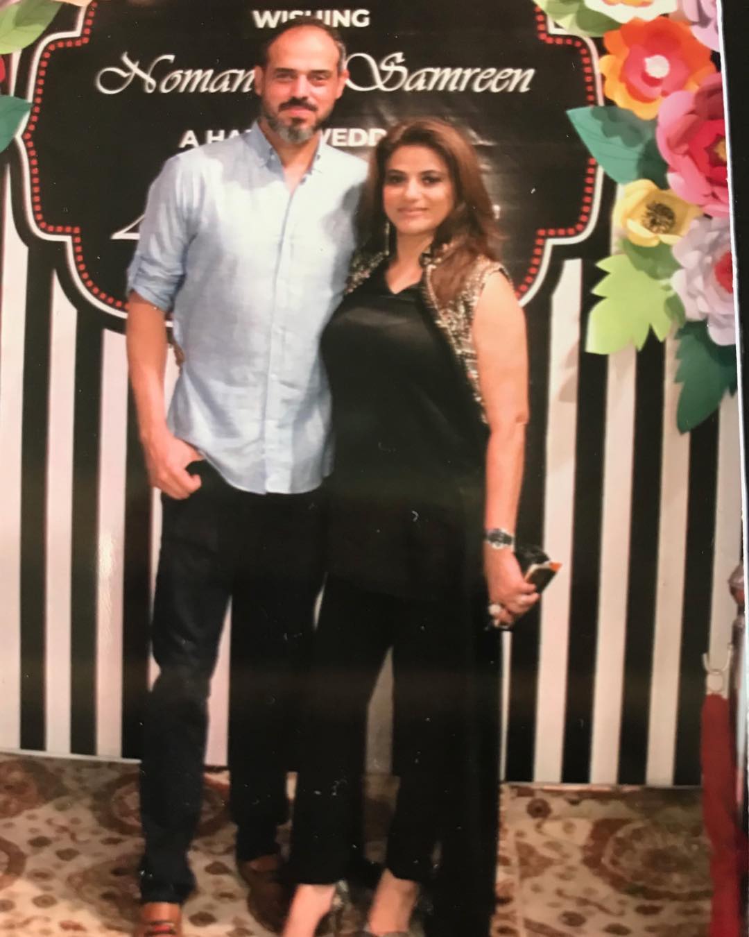 Mariam Mirza's Clicks From Noman Masood's Wedding Anniversary | Reviewit.pk
