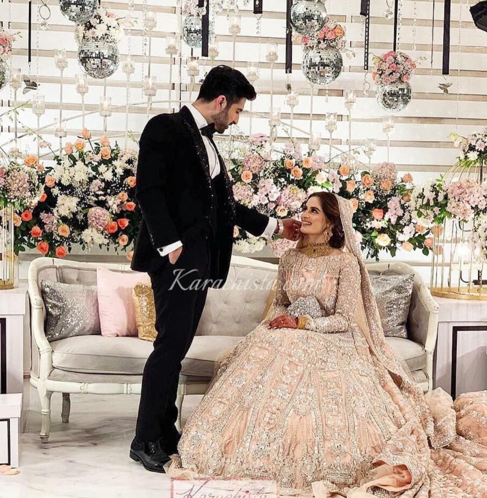 Aiman Khan Walima Exclusive Pictures & Videos | Reviewit.pk