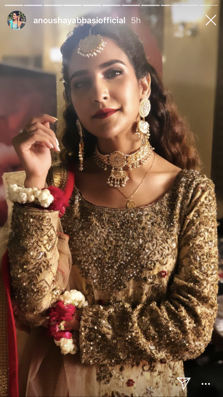 Anoushay Abbasi Latest Bridal Photoshoot | Reviewit.pk
