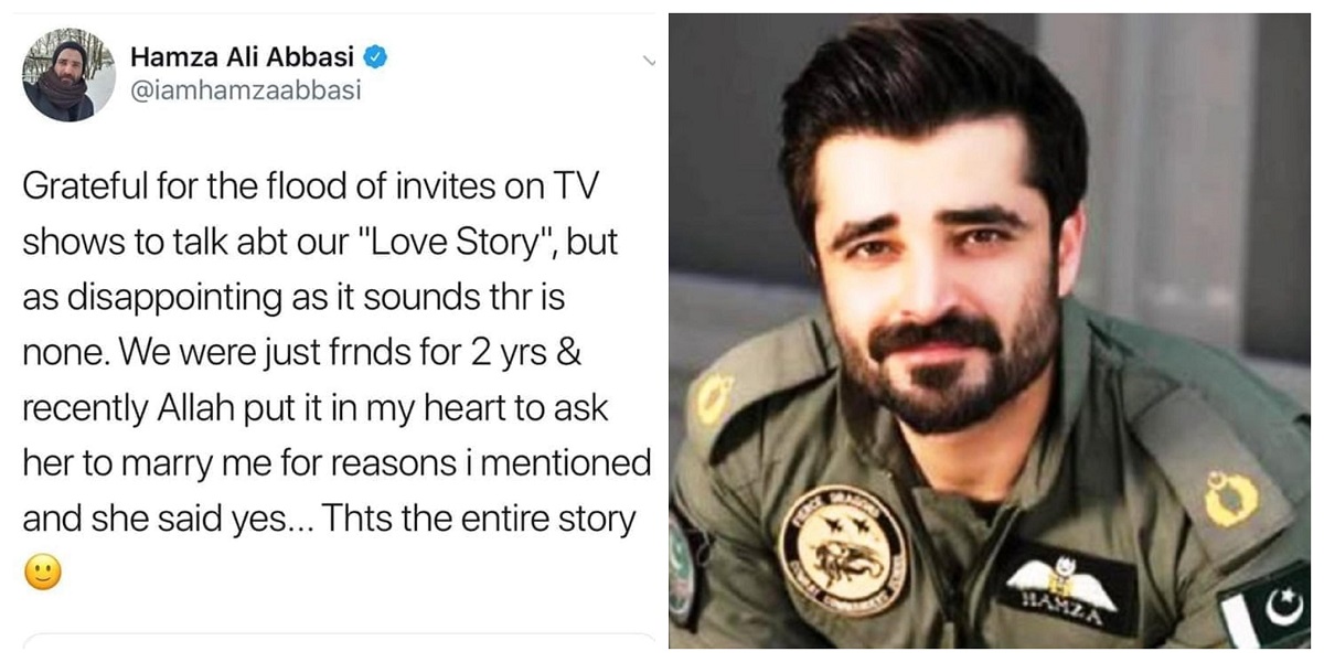 Hamza Ali Abbas's Love Story In A Nutshell | Reviewit.pk
