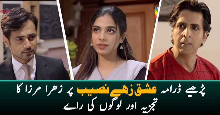 Ishq Zahe Naseeb Episode 12 & 13 Story Review - Differently Narrated ...