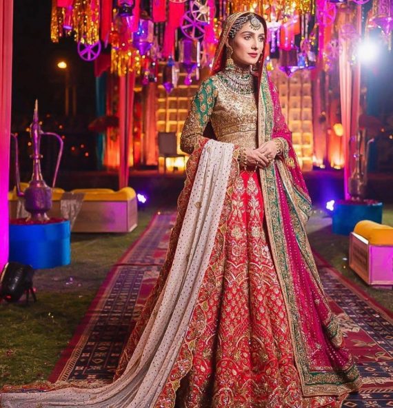 Pakistani Actresses Wearing Best Bridal Dresses | Reviewit.pk