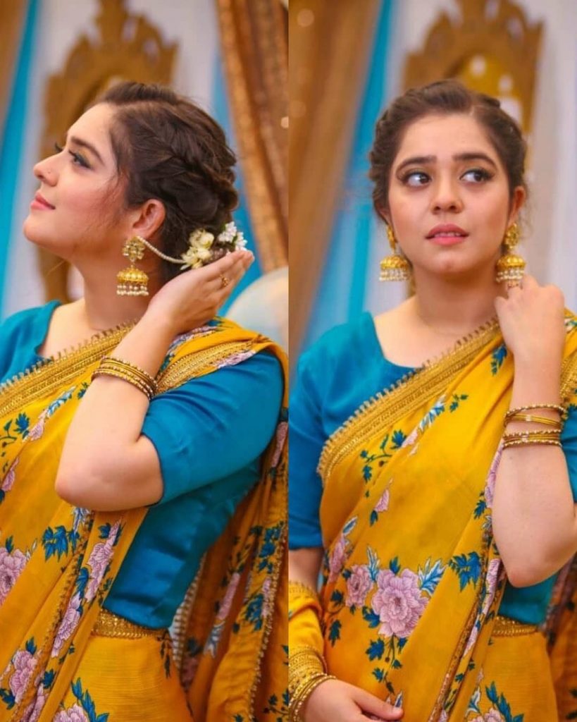 First Wedding Anniversary Pictures of Sarah Razi Khan with Husband ...