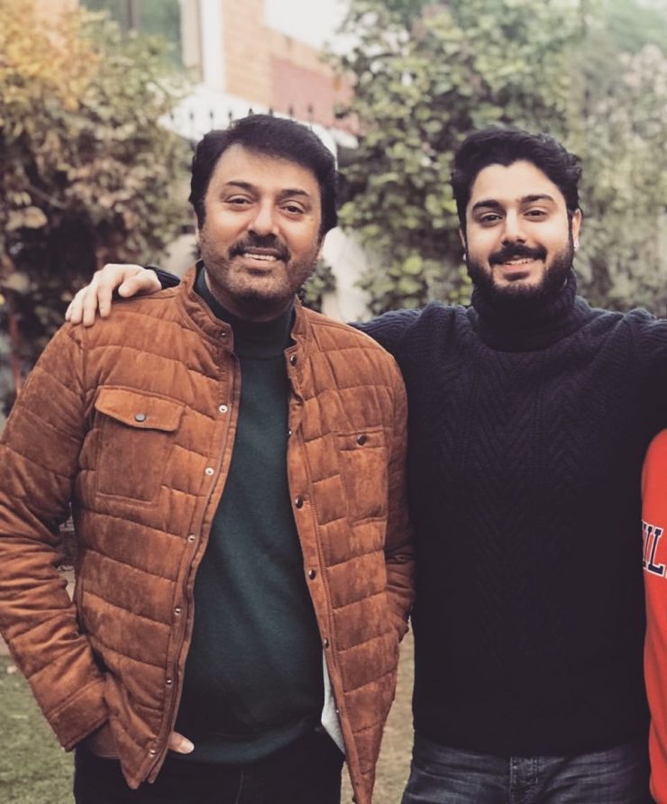 Latest Beautiful Clicks of Actor Nauman Ijaz with his Wife and Sons ...