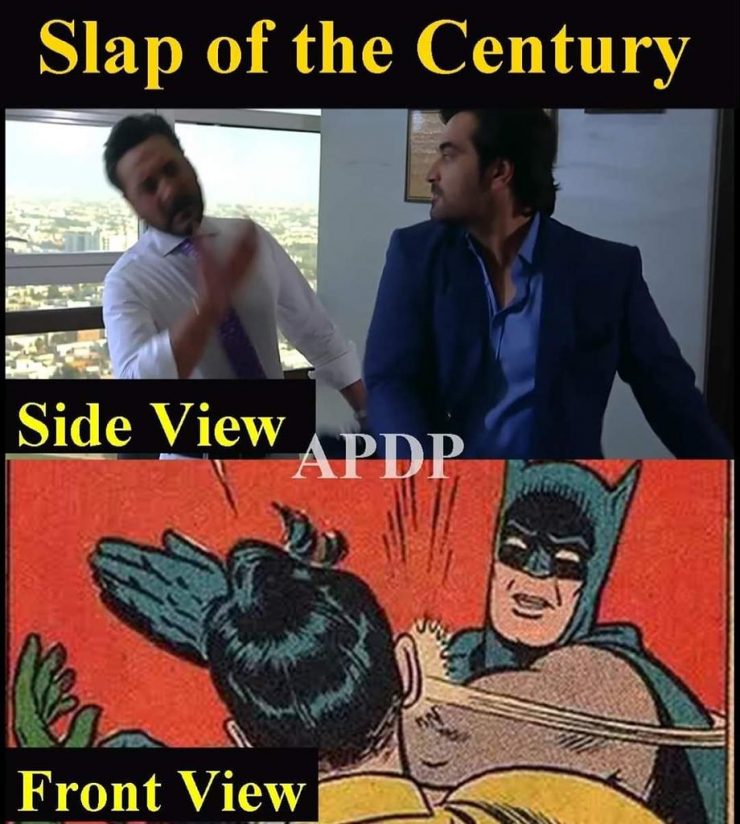 Humayun Saeed thanks Adnan Siddiqui for the 'hit' scene in Meray Pass ...