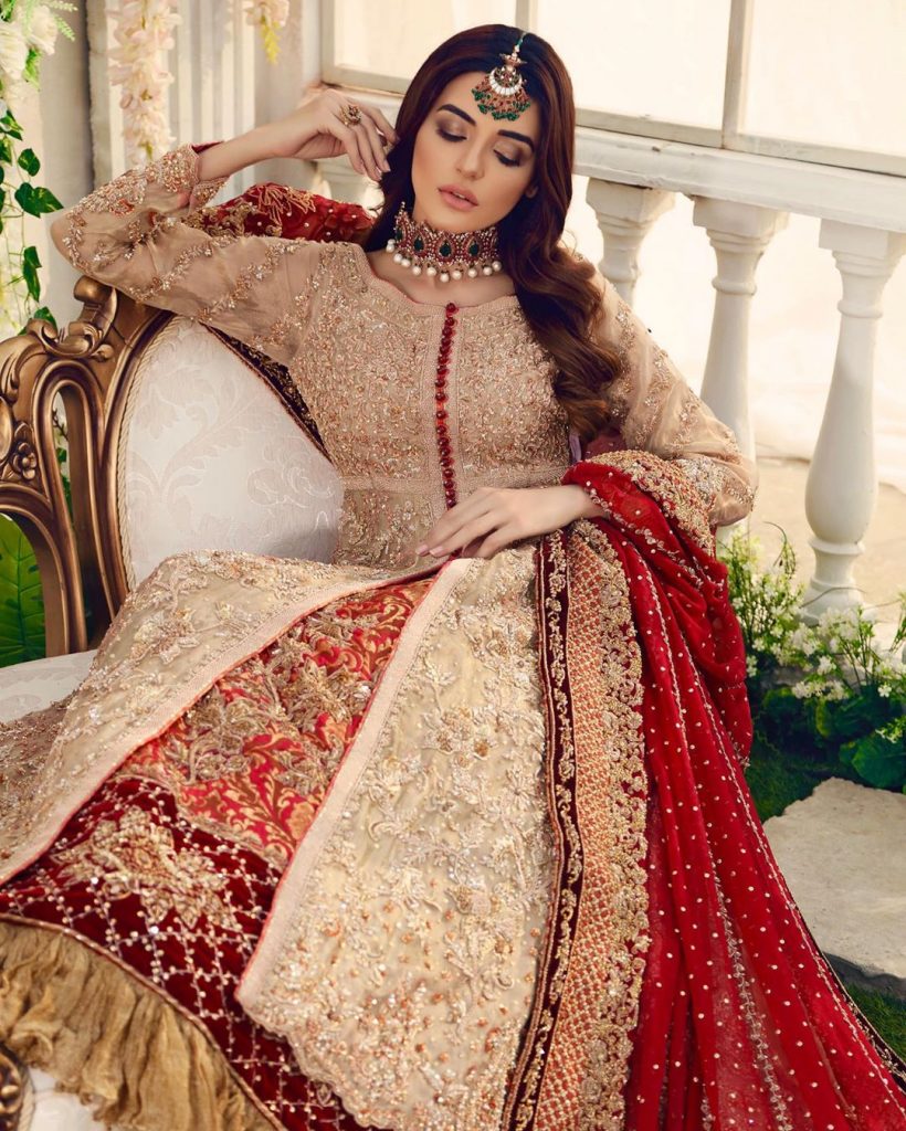 Latest Birdal Photo Shoot of Sadia Khan | Reviewit.pk