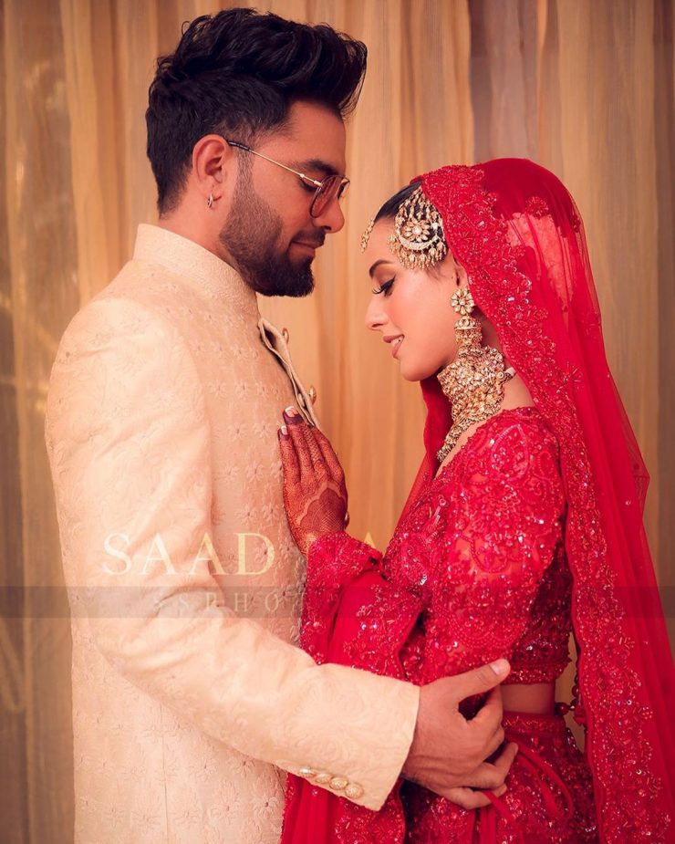 Beautiful HD Pictures of Iqra Aziz and Yasir Hussain Wedding | Reviewit.pk