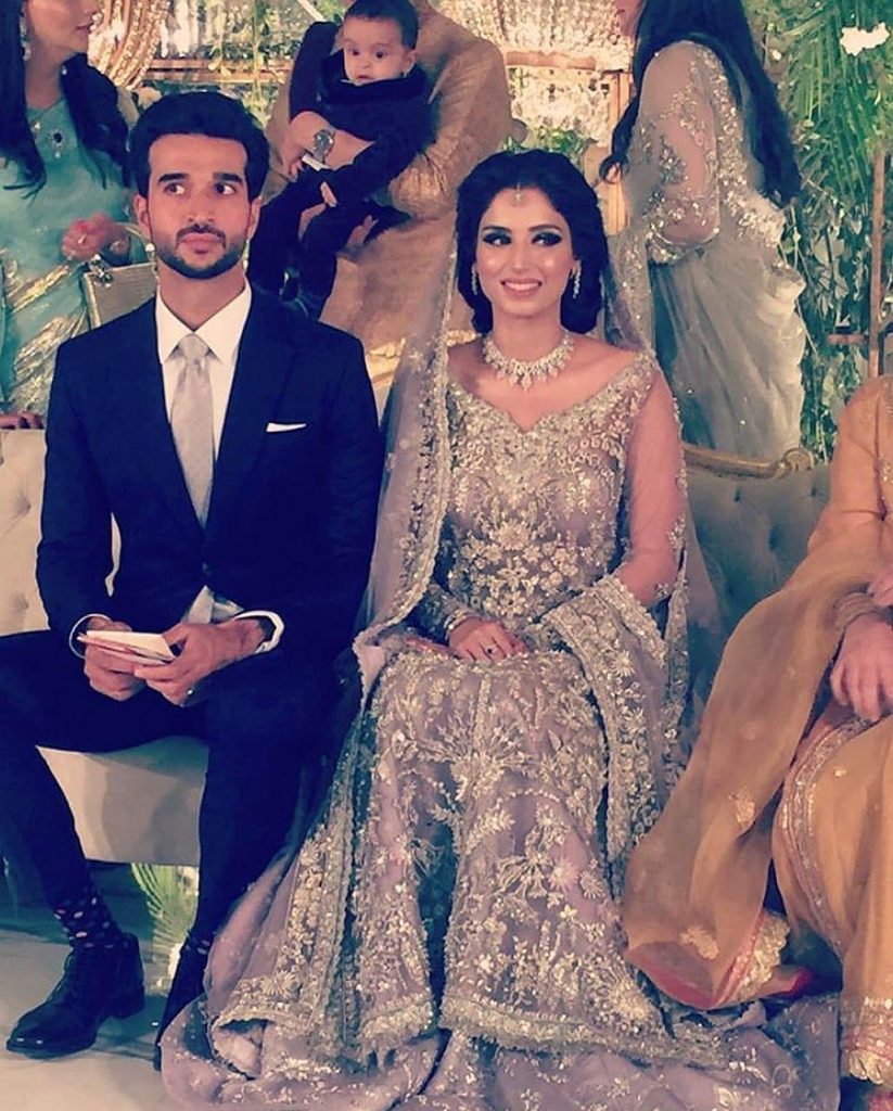 Beautiful Clicks of Zainab Abbas And Hamza Kardar’s from their Walima ...