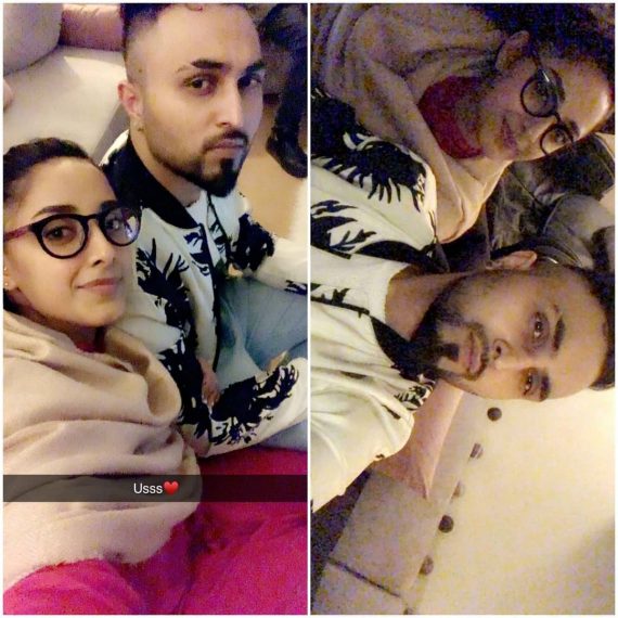 Latest Clicks of Sanam Chaudhry with her Husband Somee Chohan | Reviewit.pk