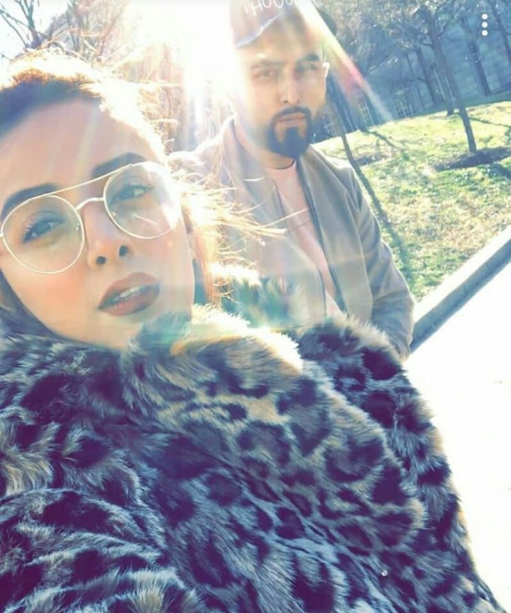 Latest Clicks of Sanam Chaudhry with her Husband Somee Chohan | Reviewit.pk