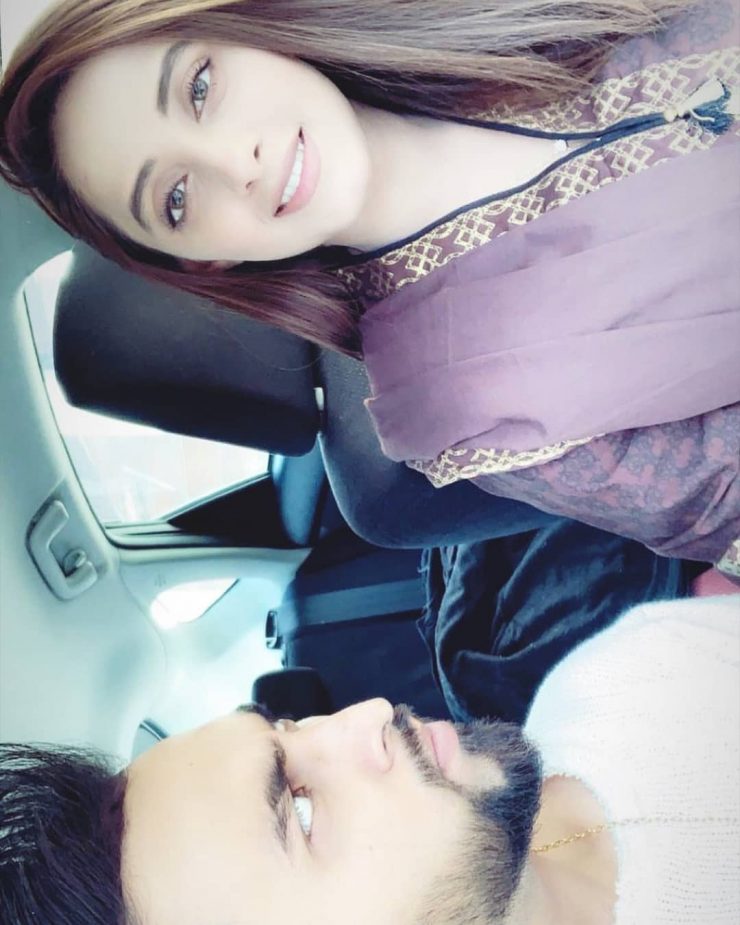 Latest Clicks of Sanam Chaudhry with her Husband Somee Chohan | Reviewit.pk