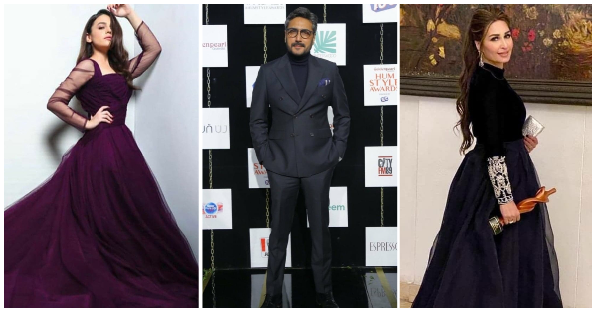 Best Dressed Celebrities at Hum Style Awards 2020 | Reviewit.pk