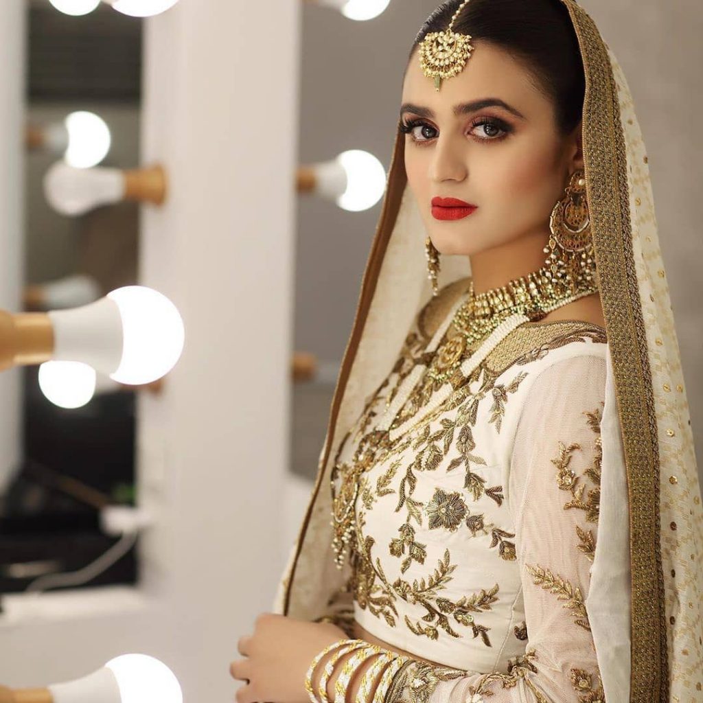 Beautiful Bridal Look of Hira Mani from her Latest Shoot | Reviewit.pk
