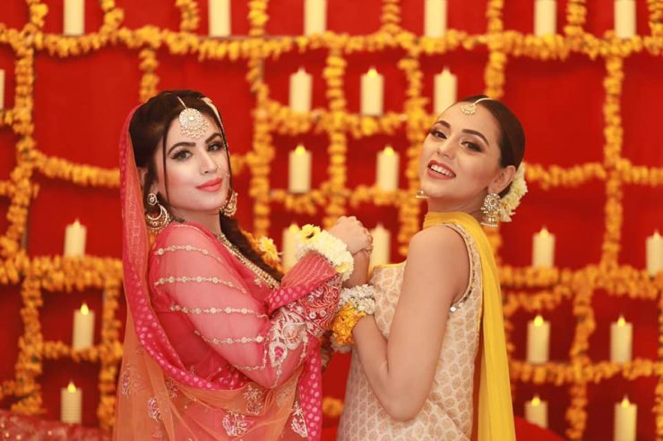 Actress Mariam Noor with her Mother at her Friend Mayoun Event ...
