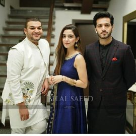Maya Ali Brother Afnan Qureshi's Dholki Beautiful Pictures | Reviewit.pk
