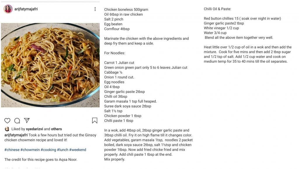 Quick & Easy Recipes Shared By Pakistani Celebrities | Reviewit.pk