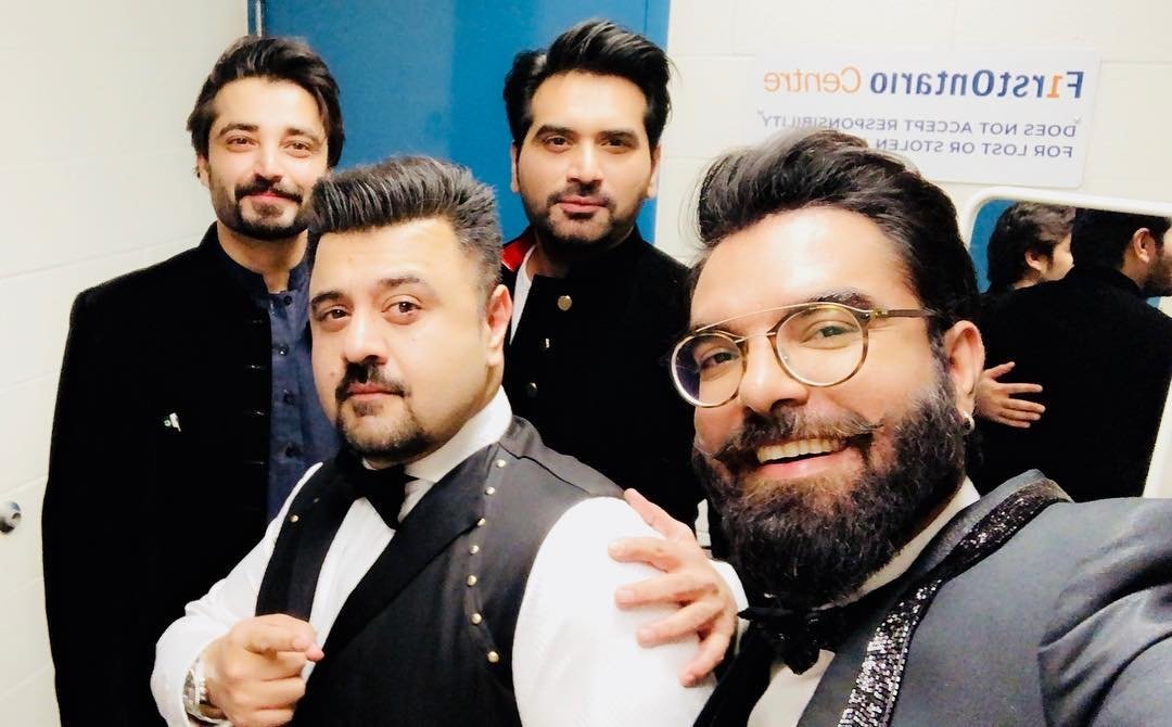 Unseen Pictures of Hamza Ali Abbasi with his Friends | Reviewit.pk