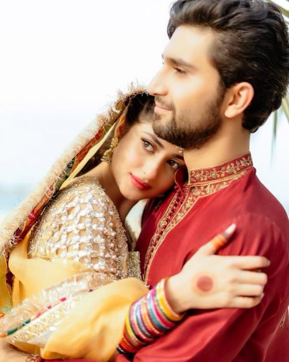 Cutest Pictures Of Our Favorite Ahad & Sajal Together | Reviewit.pk