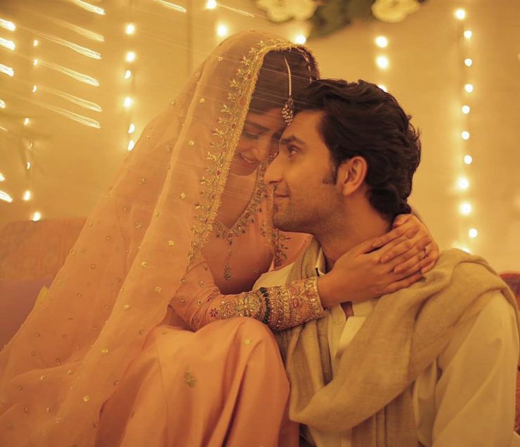 Cutest Pictures Of Our Favorite Ahad & Sajal Together | Reviewit.pk