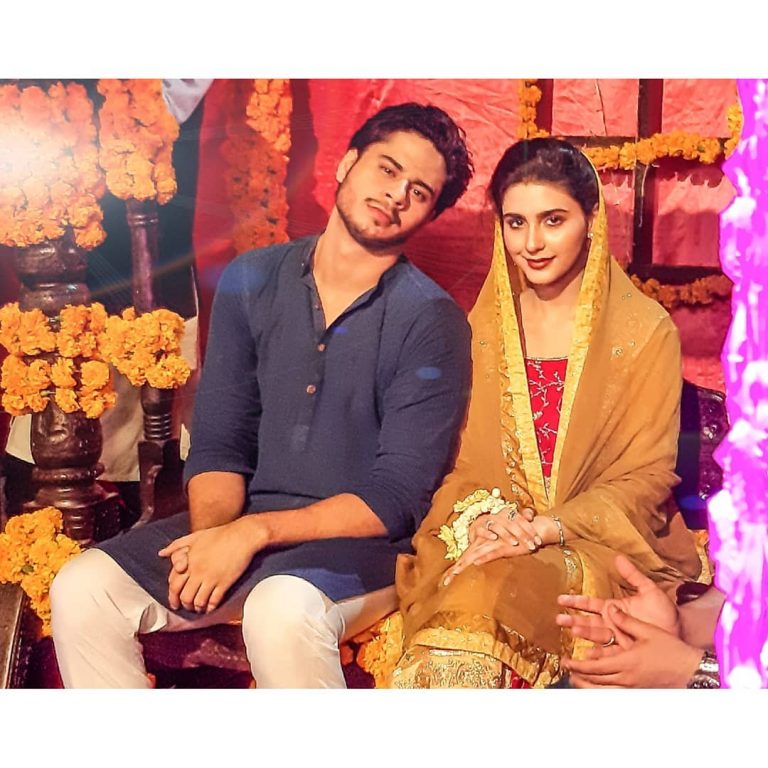 Celebrity Couple Haris Waheed and Maryam Fatima Beautiful Pictures ...