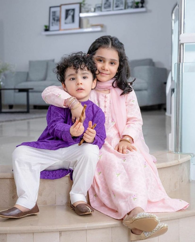 Here's How Ayeza Khan Celebrates Her Kids Birthdays | Reviewit.pk