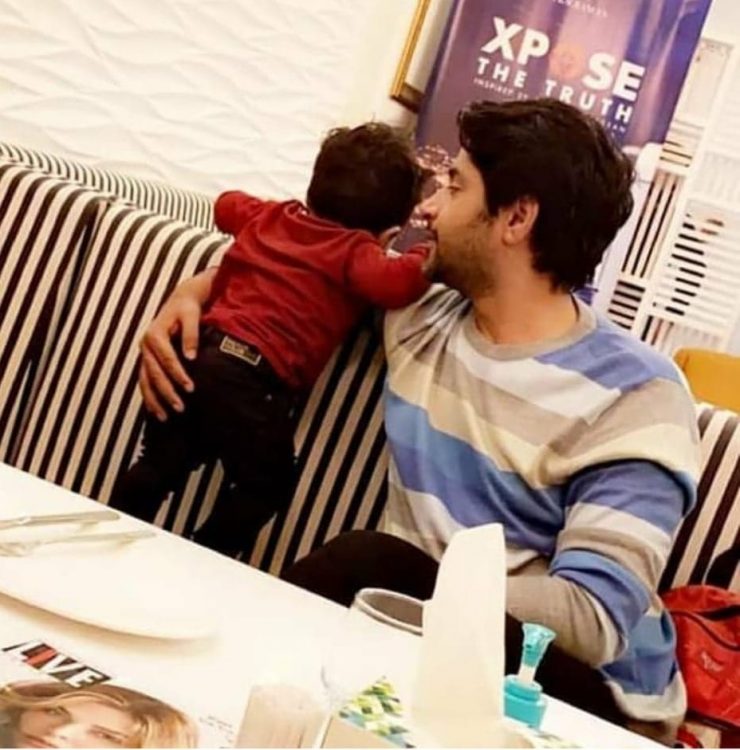 First Picture Of Imran Ashraf's Son, Roham Imran | Reviewit.pk