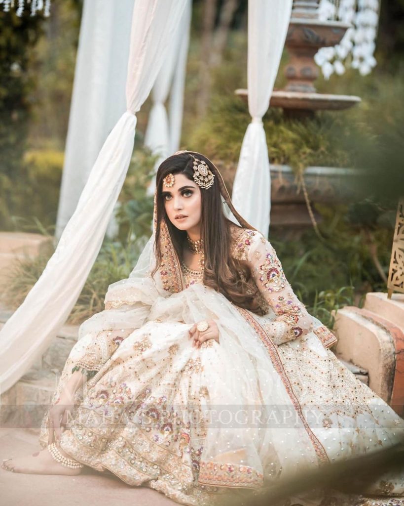 Tik Tok Star Kanwal Aftab Beautiful Bridal Photo Shoot | Reviewit.pk