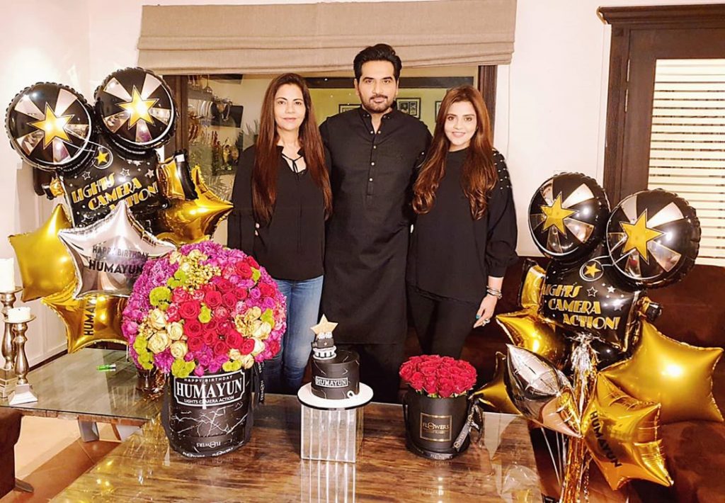 Humayun Saeed Celebrated his Birthday with his Family | Reviewit.pk