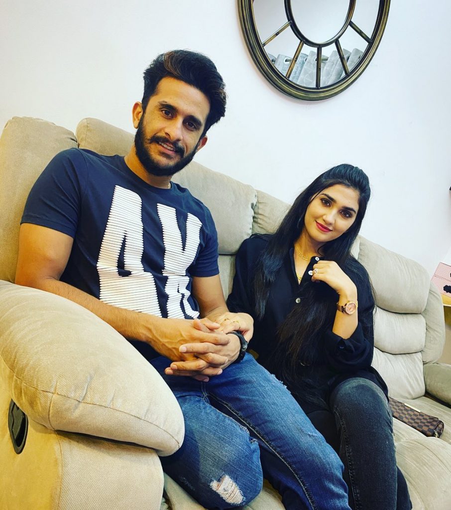 Eid Pictures of Cricketer Hassan Ali with his Wife Samya Khan | Reviewit.pk