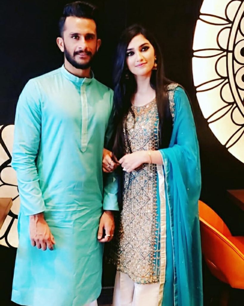 Eid Pictures of Cricketer Hassan Ali with his Wife Samya Khan | Reviewit.pk