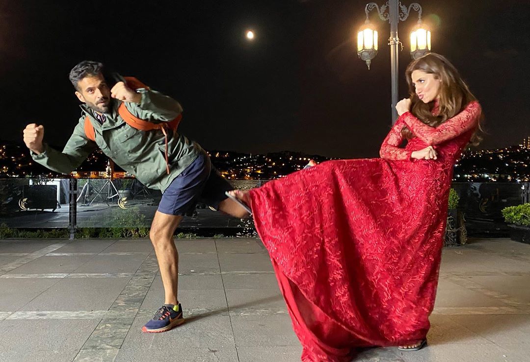 Adnan Malik Shared Memorable Clicks With Mahira Khan | Reviewit.pk