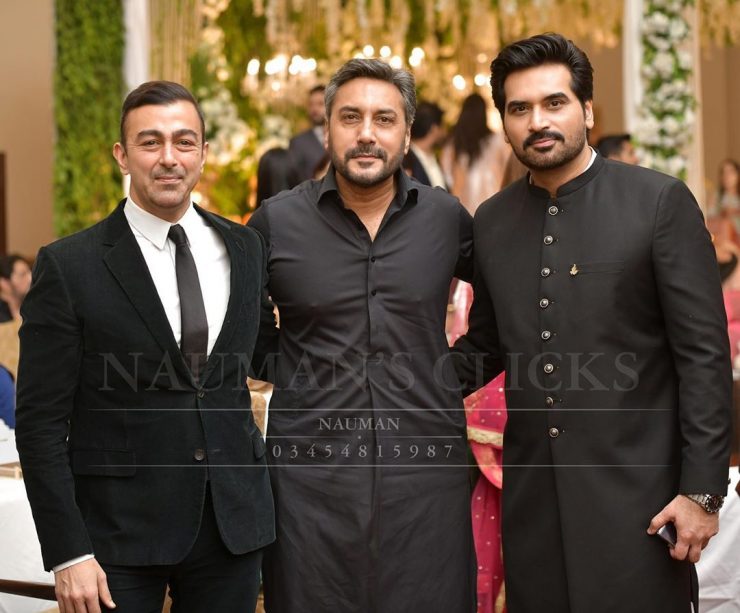 Humayun Saeed Clicks with Wife From His Brother Wedding | Reviewit.pk