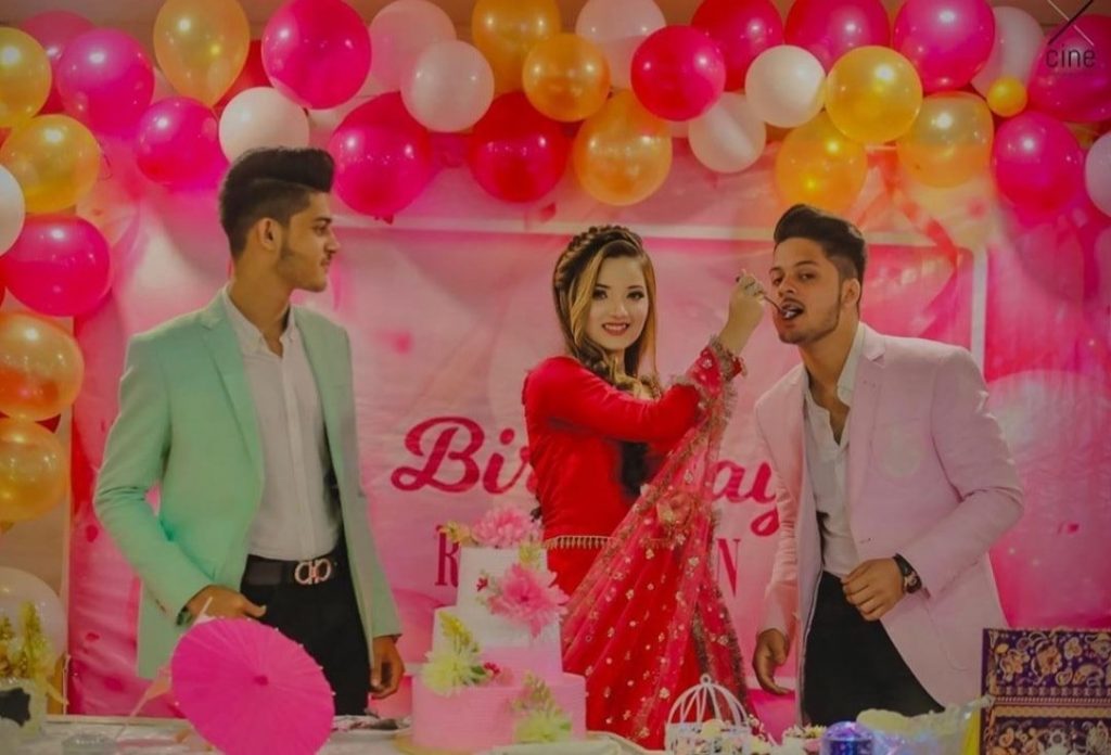 Actor Kashif Khan Daughter Rabeeca Khan Birthday Pictures | Reviewit.pk