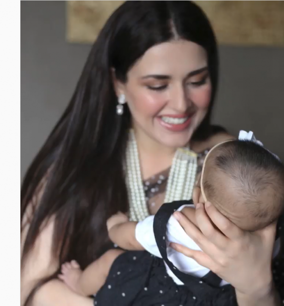 Grand Daughter of Noor Jahan Natasha Khalid with her New Born Baby ...