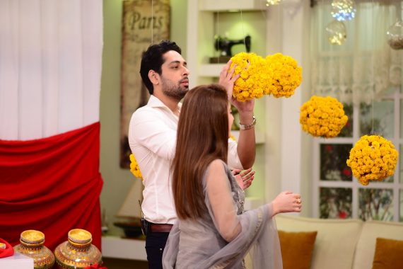 Newly Married Salman Saeed And Aleena Fatima In Good Morning Pakistan ...