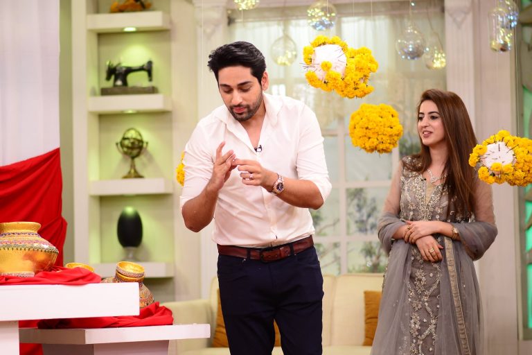 Newly Married Salman Saeed And Aleena Fatima In Good Morning Pakistan ...