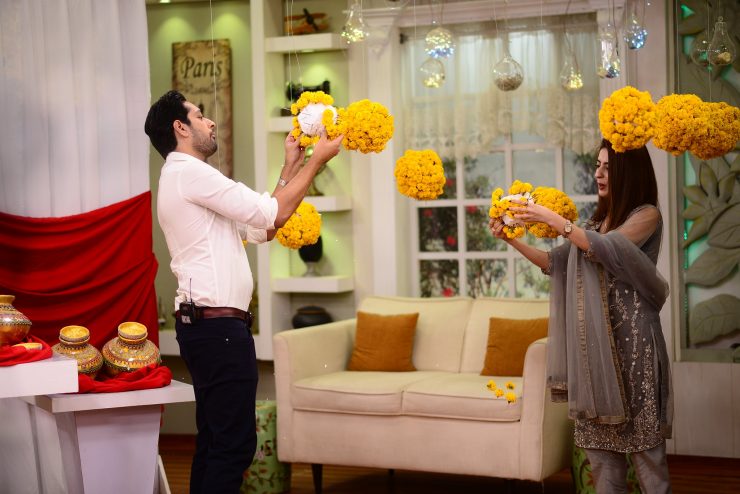 Newly Married Salman Saeed And Aleena Fatima In Good Morning Pakistan ...