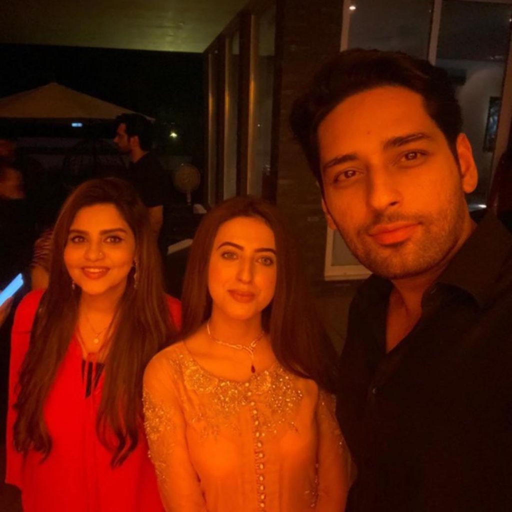 Salman Saeed and Aleena Fatima at Humayun Saeed House - Adorable ...