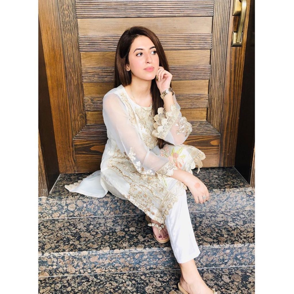 Salman Saeed and Aleena Fatima at Humayun Saeed House - Adorable ...