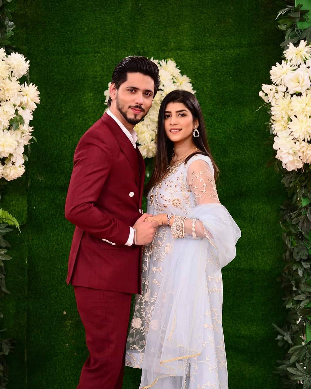 Ahmed Godil With His Wife On The Set Of Good Morning Pakistan | Reviewit.pk
