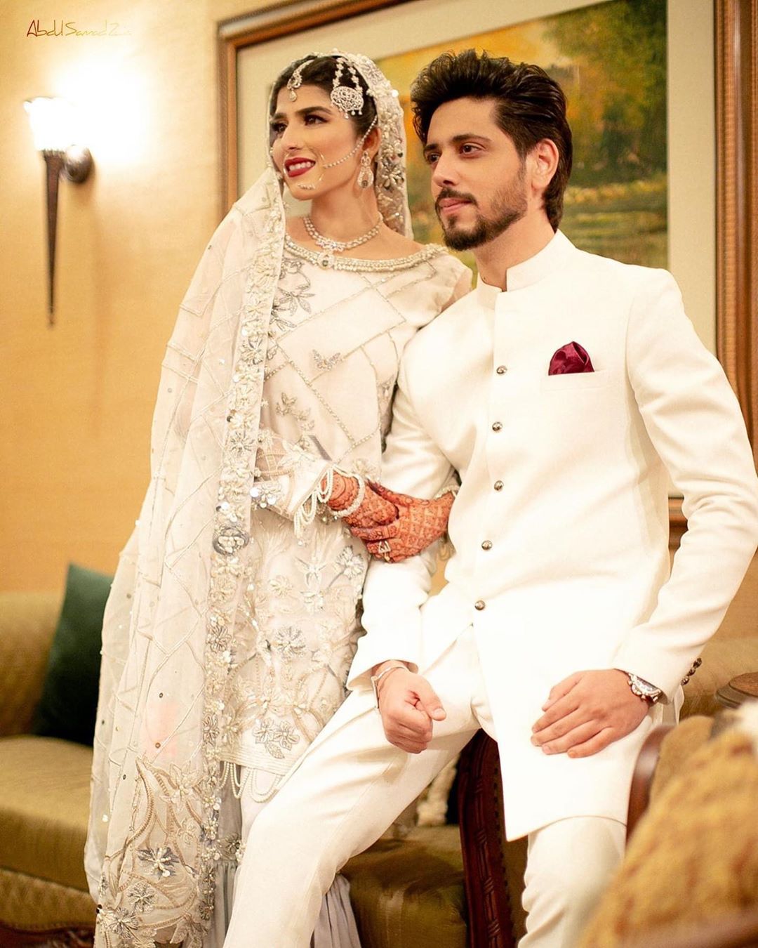 Ahmed Godil With His Wife On The Set Of Good Morning Pakistan | Reviewit.pk