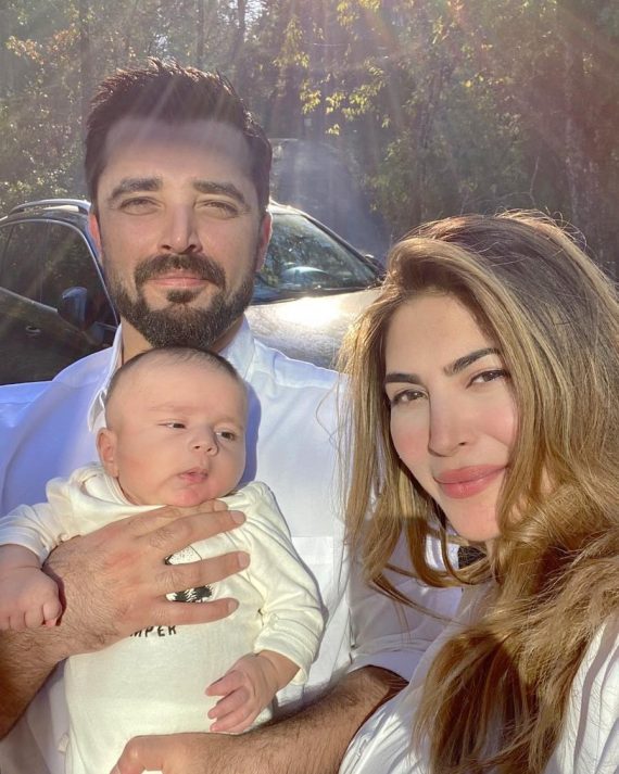 Hamza Ali Abbasi Wished Birthday To His Wife In Sweetest Way | Reviewit.pk