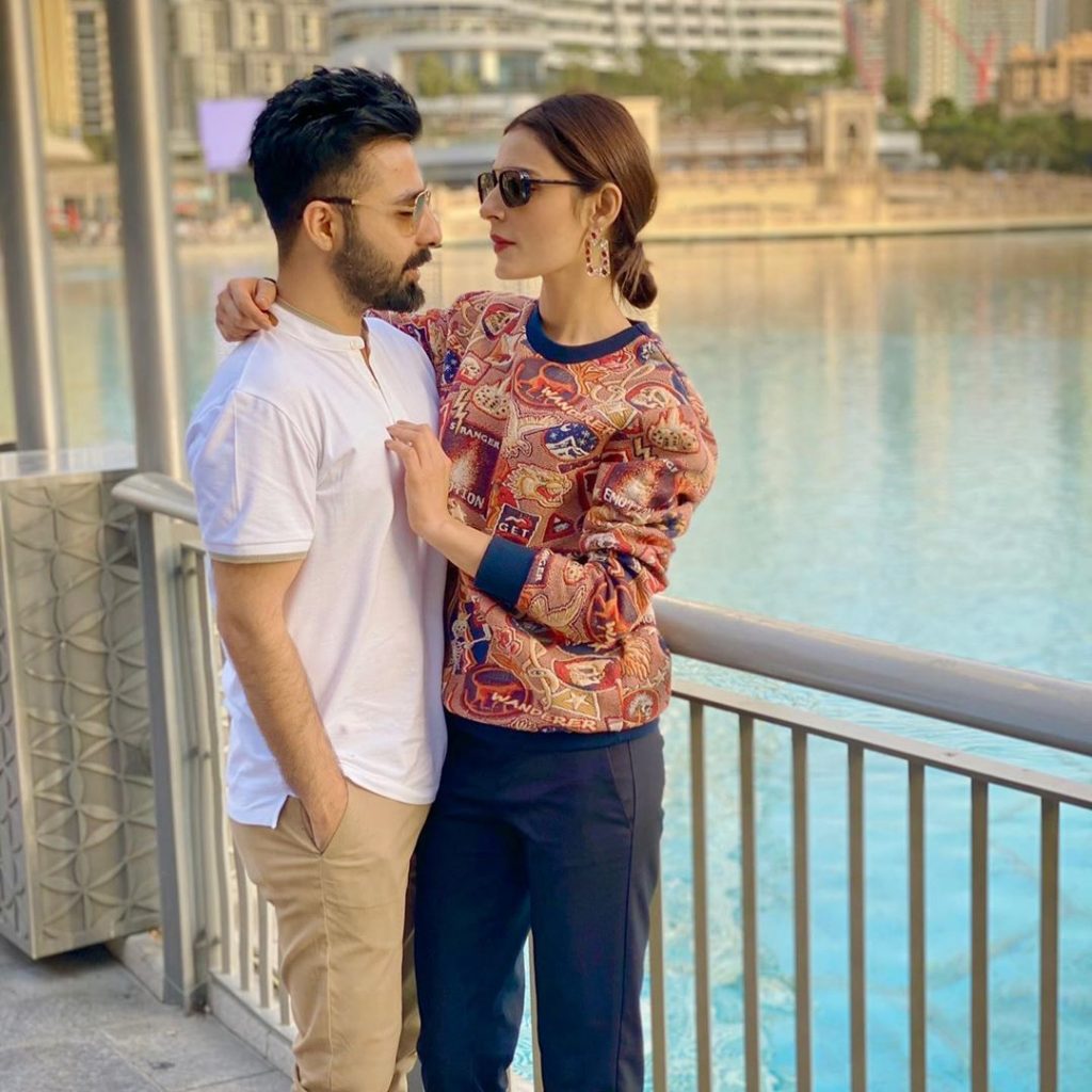 Beautiful Couple Sadia Ghaffar and Hassan Hayat Khan - Latest Photos ...