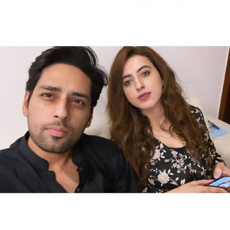 Actor Salman Saeed Celebrated his Birthday with his Wife Aleena ...