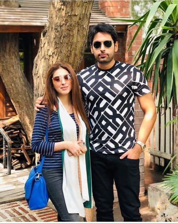 Actor Salman Saeed Celebrated his Birthday with his Wife Aleena ...
