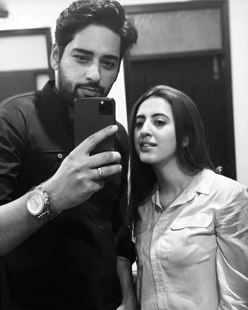 Actor Salman Saeed Celebrated his Birthday with his Wife Aleena ...