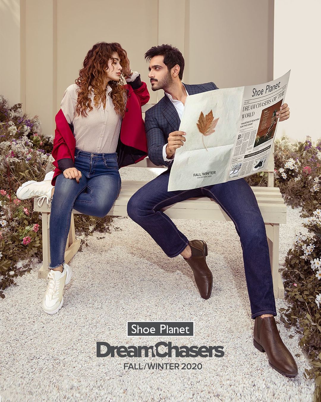 Shoe Planets Latest Winter Collection Featuring Aima Baig And Wahaj Ali ...