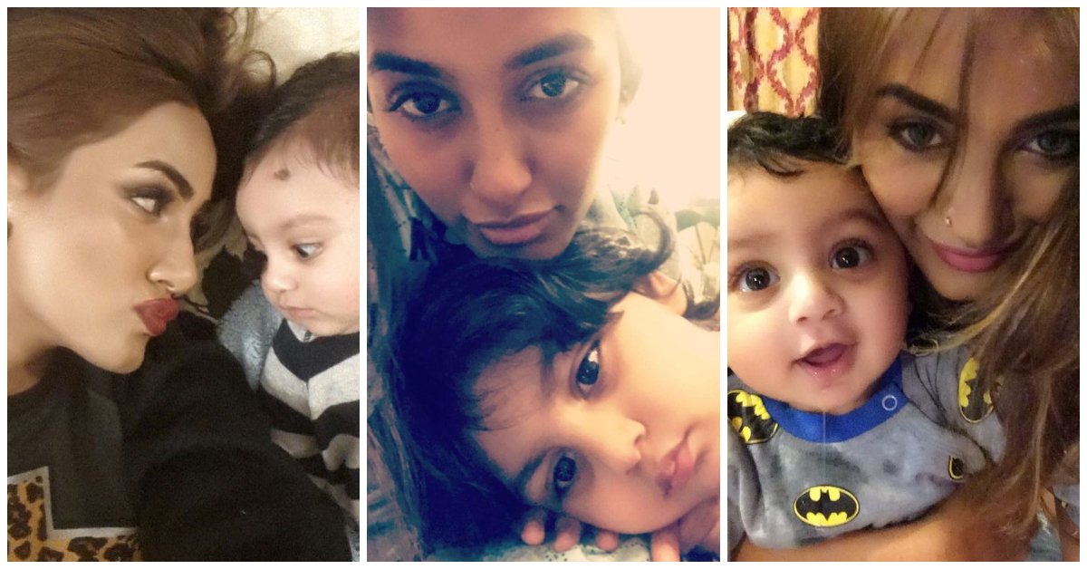 Rare Photos of Mathira With Her Son | Reviewit.pk